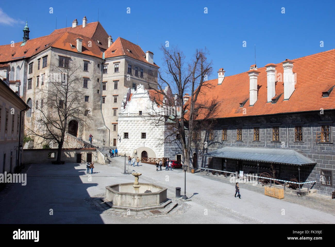 Czech Krumlov Castle Stock Photo - Alamy