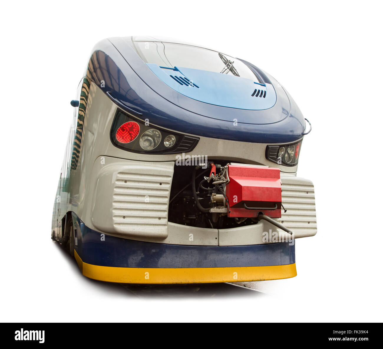 Train on high railway Cut Out Stock Images & Pictures - Alamy