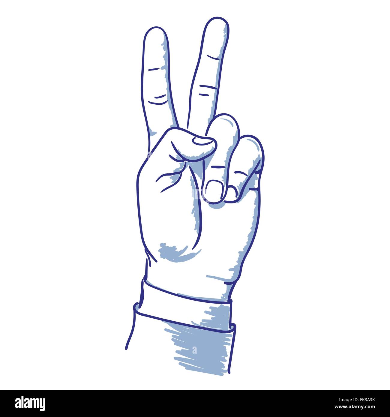 V For Victory Stock Vector Images - Alamy