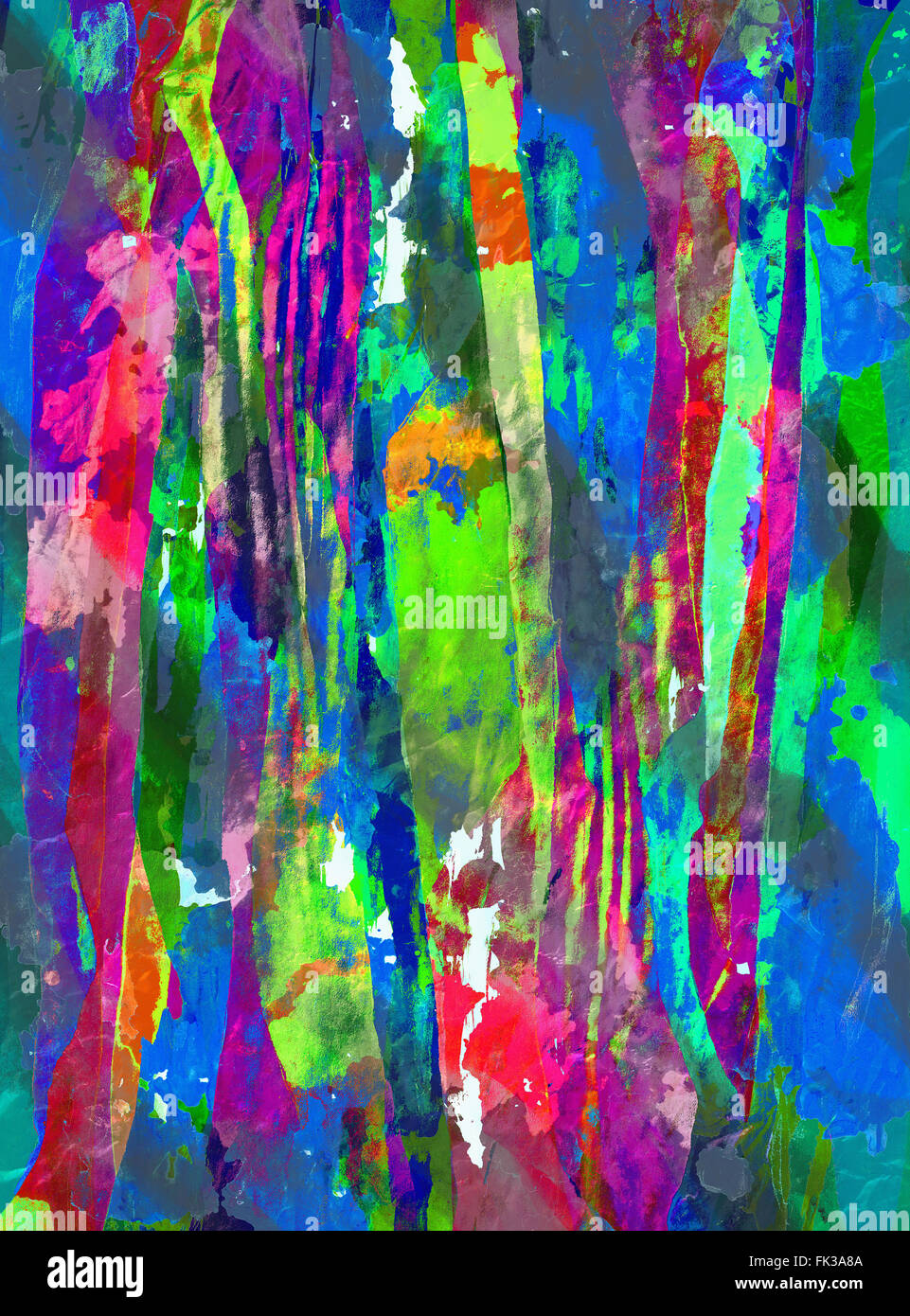 decorative modern stain mixed media artistic hand drawn artwork design ...