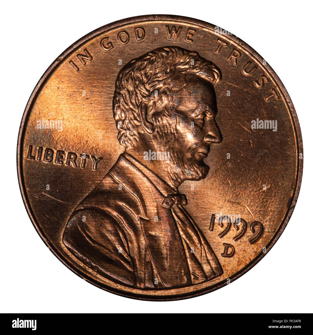 one cent USA Stock Photo - Alamy