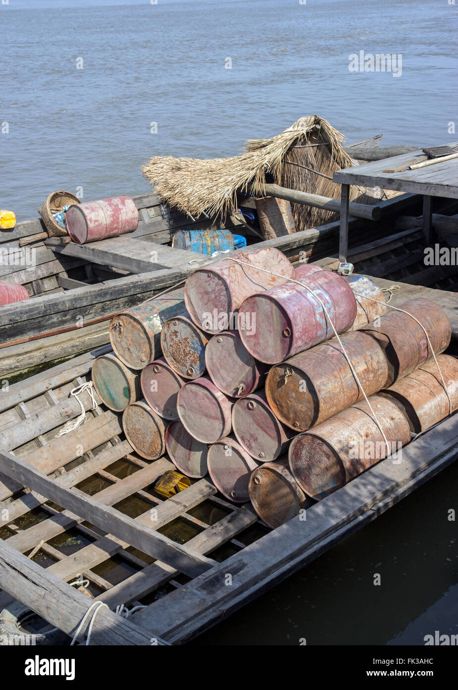 traditional cargo ships at anchor off the coast Stock Photo - Alamy