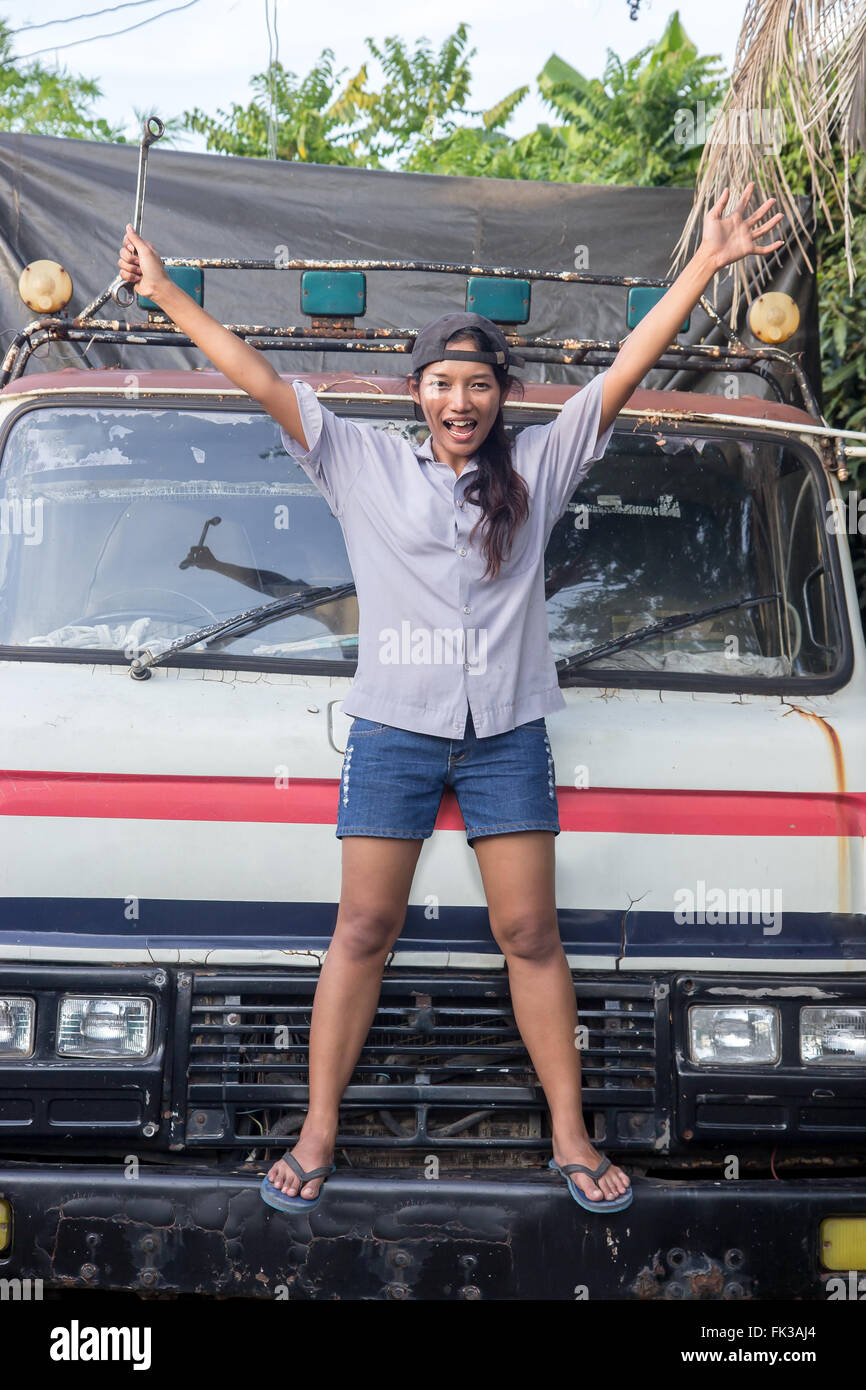 Person stands on truck hi-res stock photography and images - Alamy