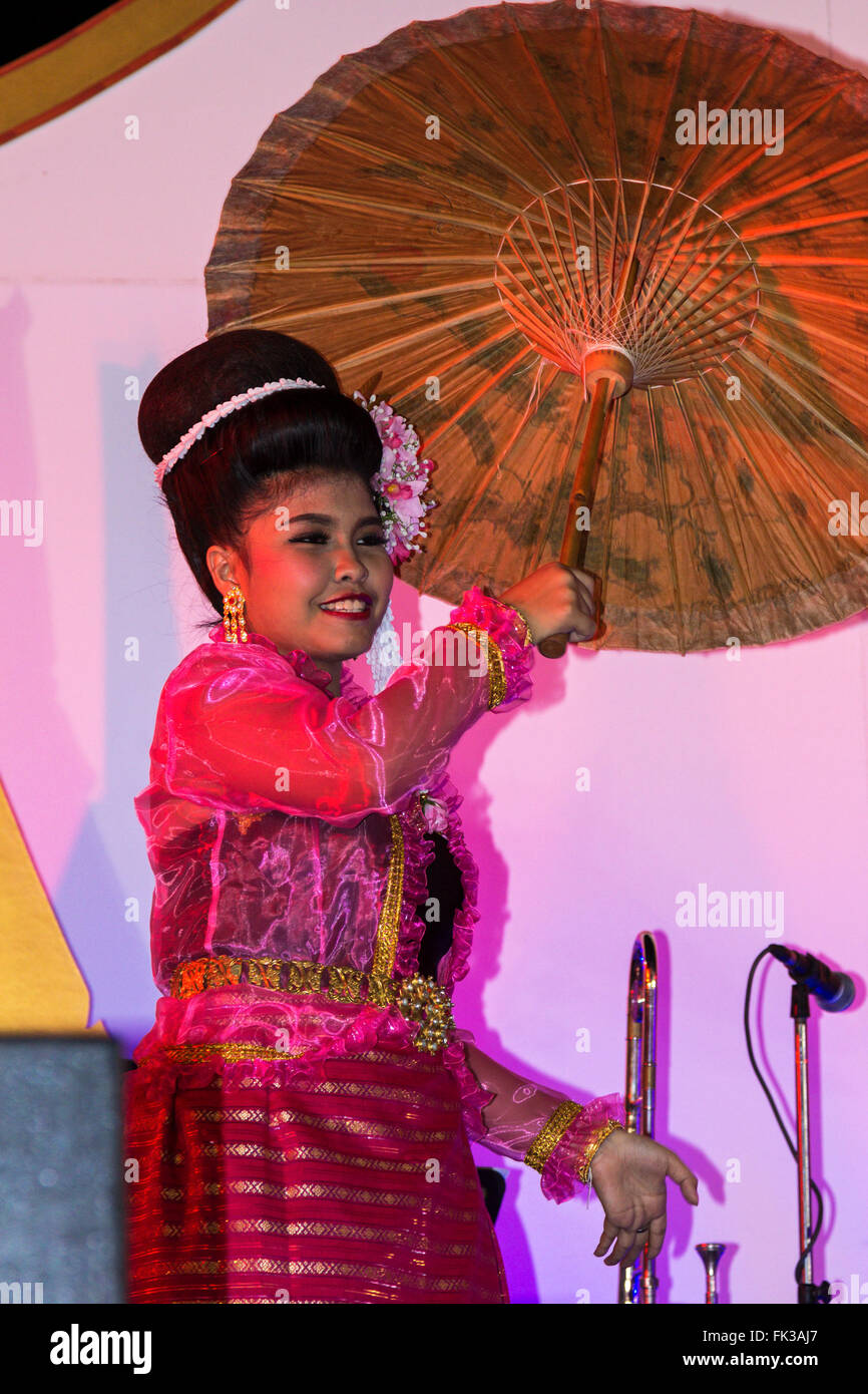 Beautiful female artist in traditional hi-res stock photography and ...