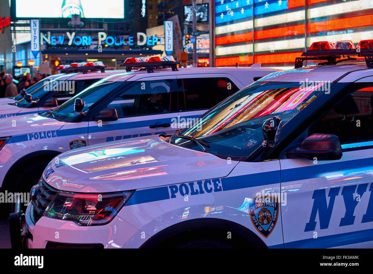 Nypd police cars hi-res stock photography and images - Alamy