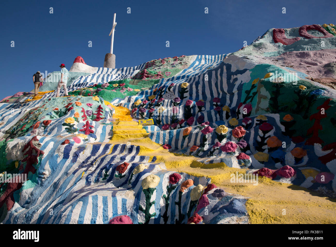 Salvation Mountain, Niland, California, USA Stock Photo - Alamy
