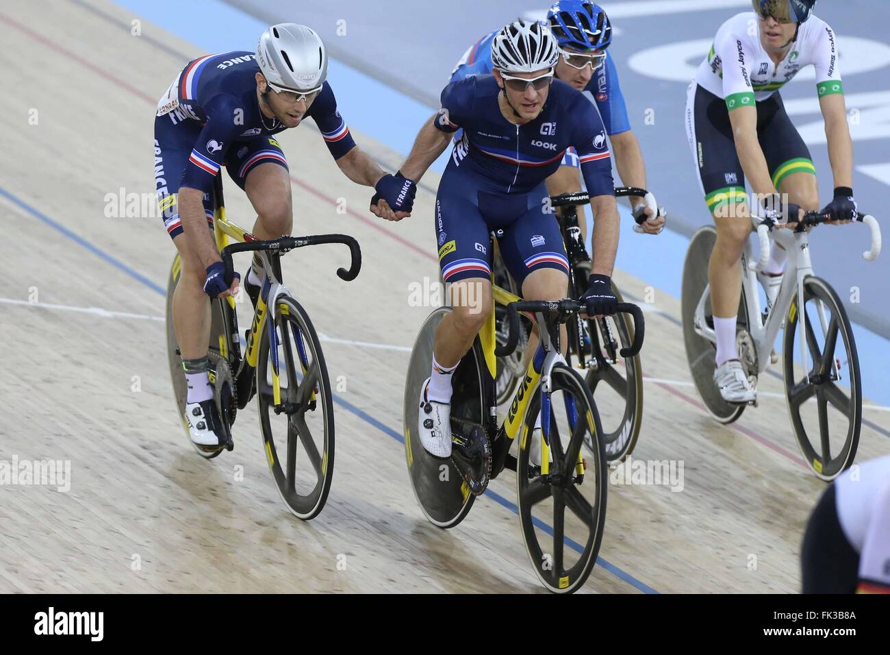 Lee Valley Velo Centre, London UK. 06th Mar, 2016. UCI Track Cycling ...