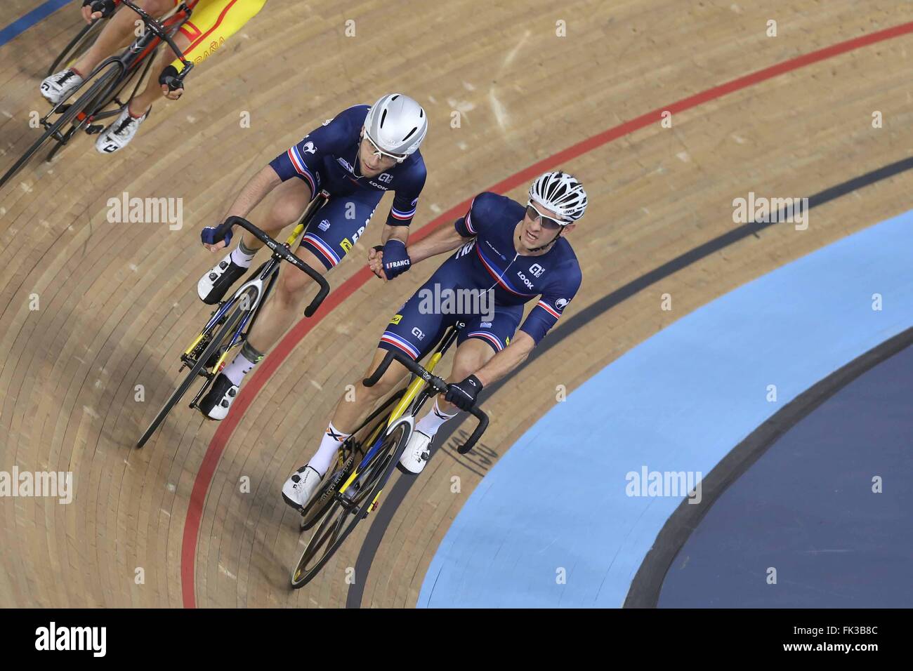 Lee Valley Velo Centre, London UK. 06th Mar, 2016. UCI Track Cycling ...