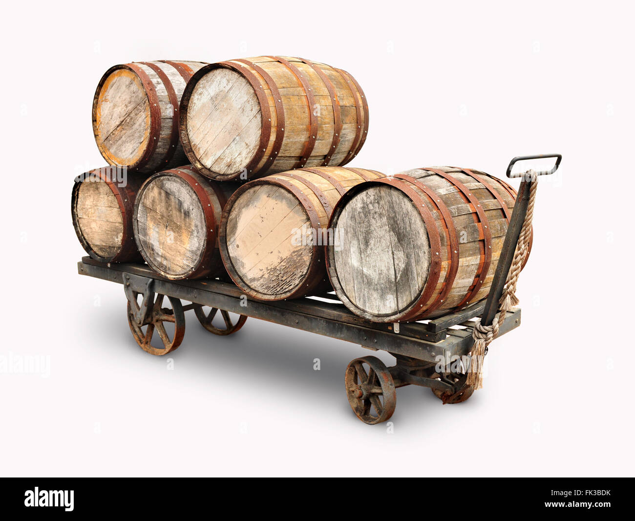 Empty timber barrel hi-res stock photography and images - Alamy