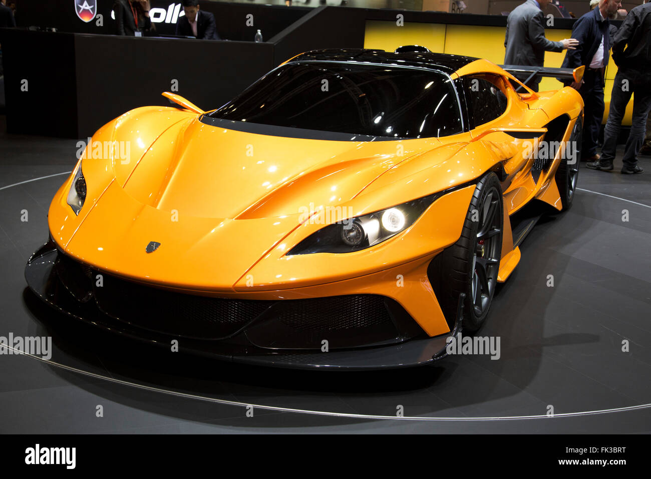 Apollo Arrow supercar at the Geneva Motor Show 2016 Stock Photo - Alamy