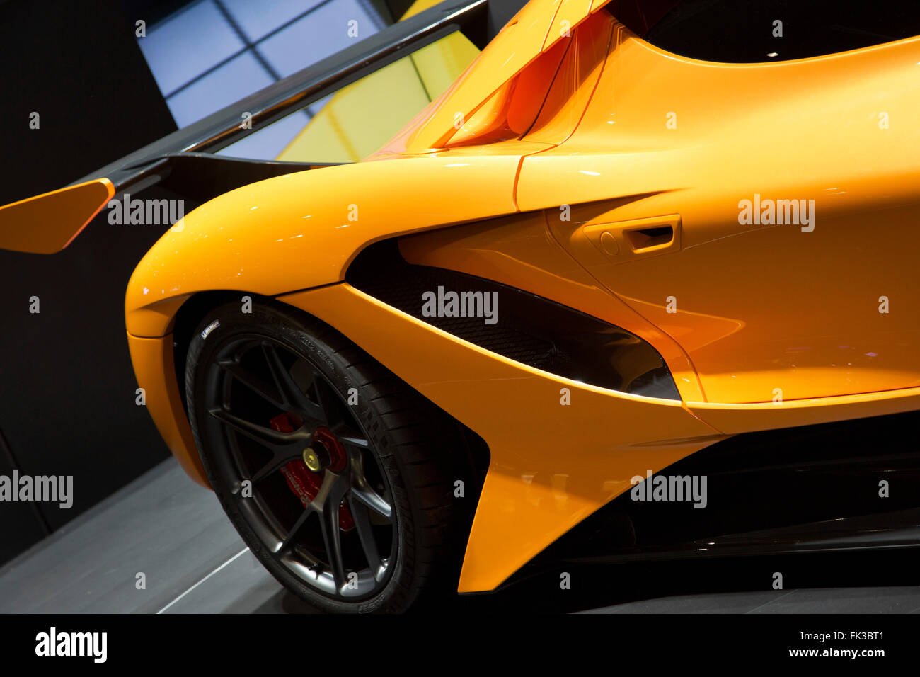 Apollo Arrow supercar at the Geneva Motor Show 2016 Stock Photo - Alamy