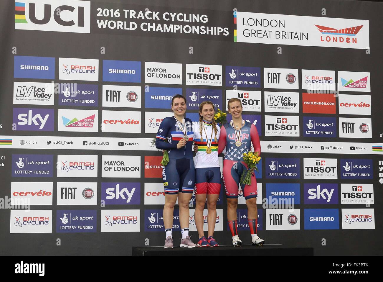 Lee Valley Velo Centre, Lonodn UK. 06th Mar, 2016. UCI Track Cycling ...