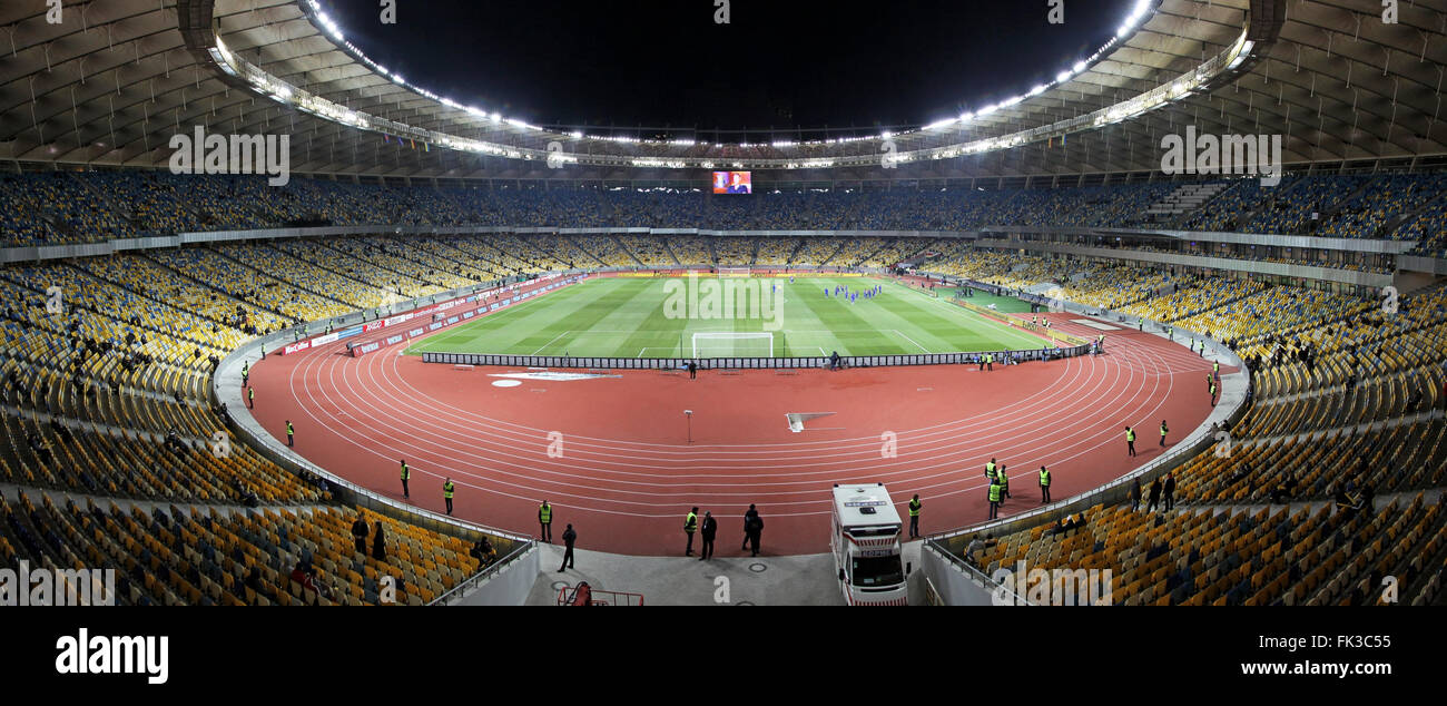 Panoramic view of Olympic stadium (NSC Olimpiysky) in Kyiv, Ukraine ...