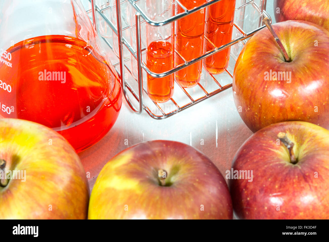 vegetable test, apple, Genetic Modification, Scientific Experiment ...