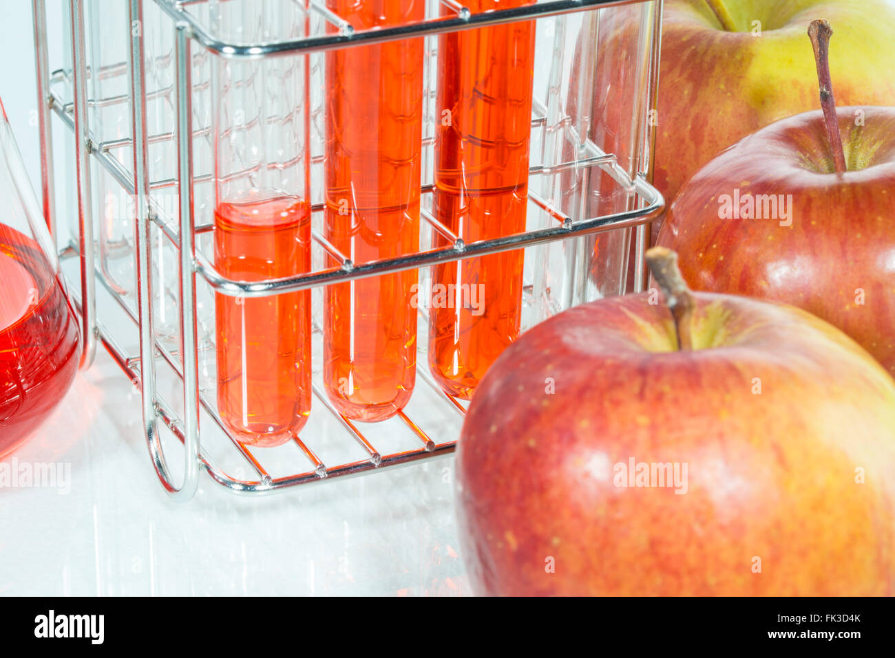 vegetable test, apple, Genetic Modification, Scientific Experiment ...