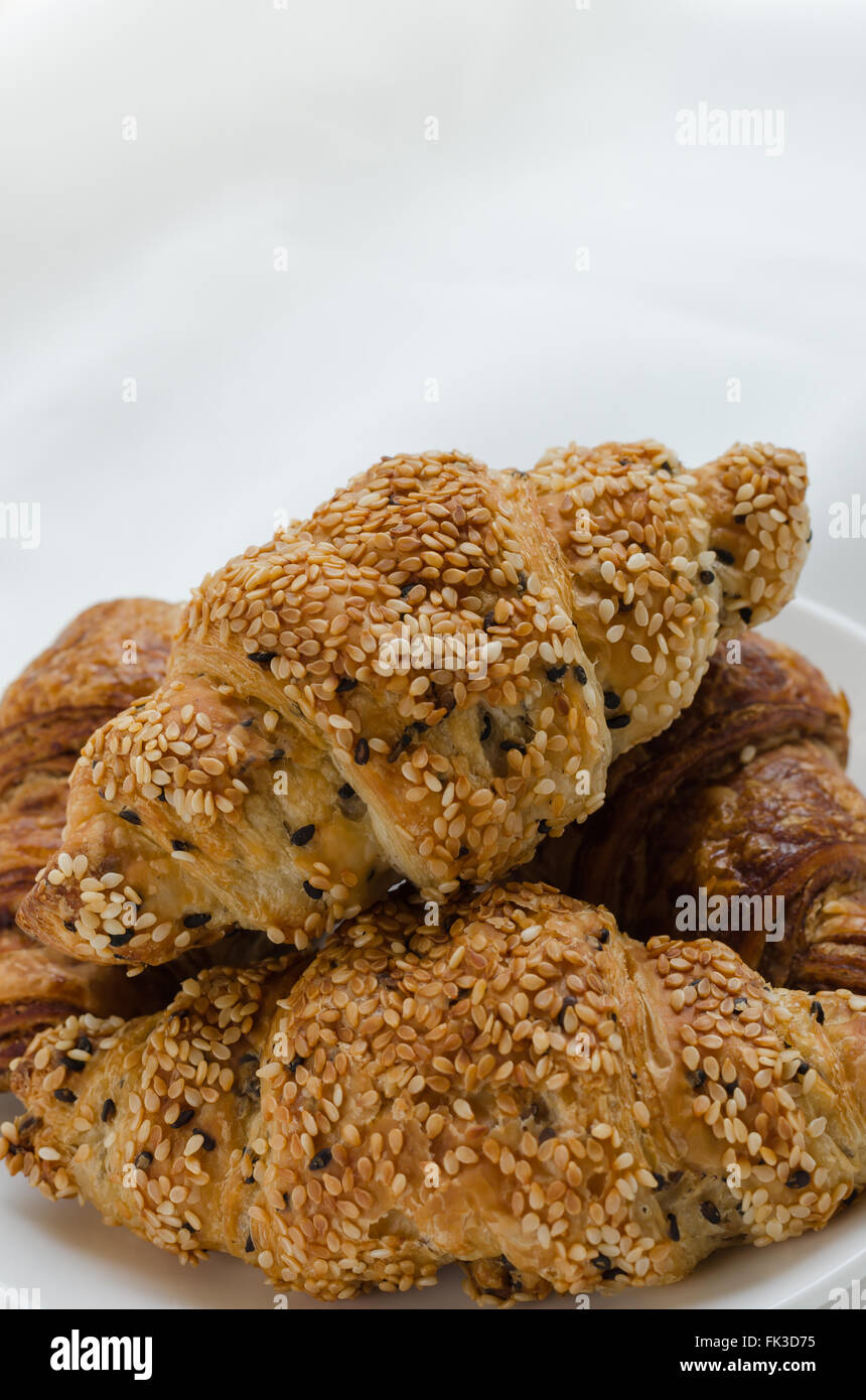 Sesame croissant hi-res stock photography and images - Alamy