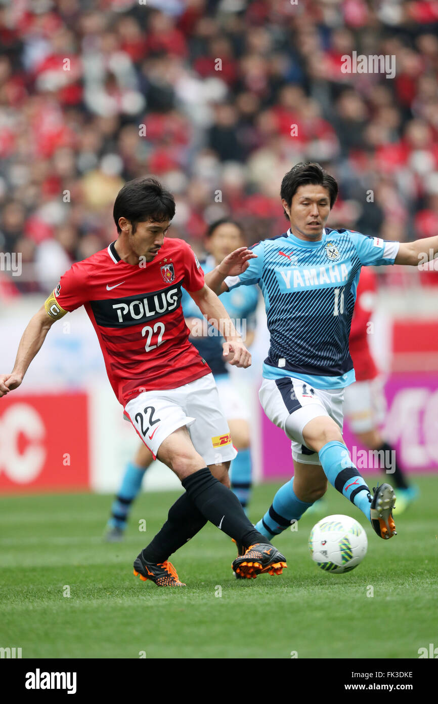 Saitama, Japan. 6th Mar, 2016. Yuki Abe (Reds) Football/Soccer : 2016 ...