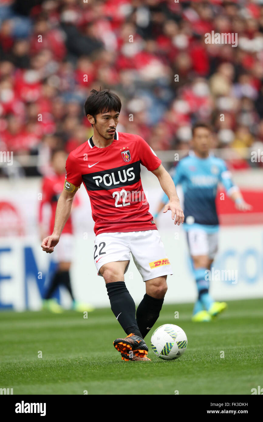 Saitama, Japan. 6th Mar, 2016. Yuki Abe (Reds) Football/Soccer : 2016 ...