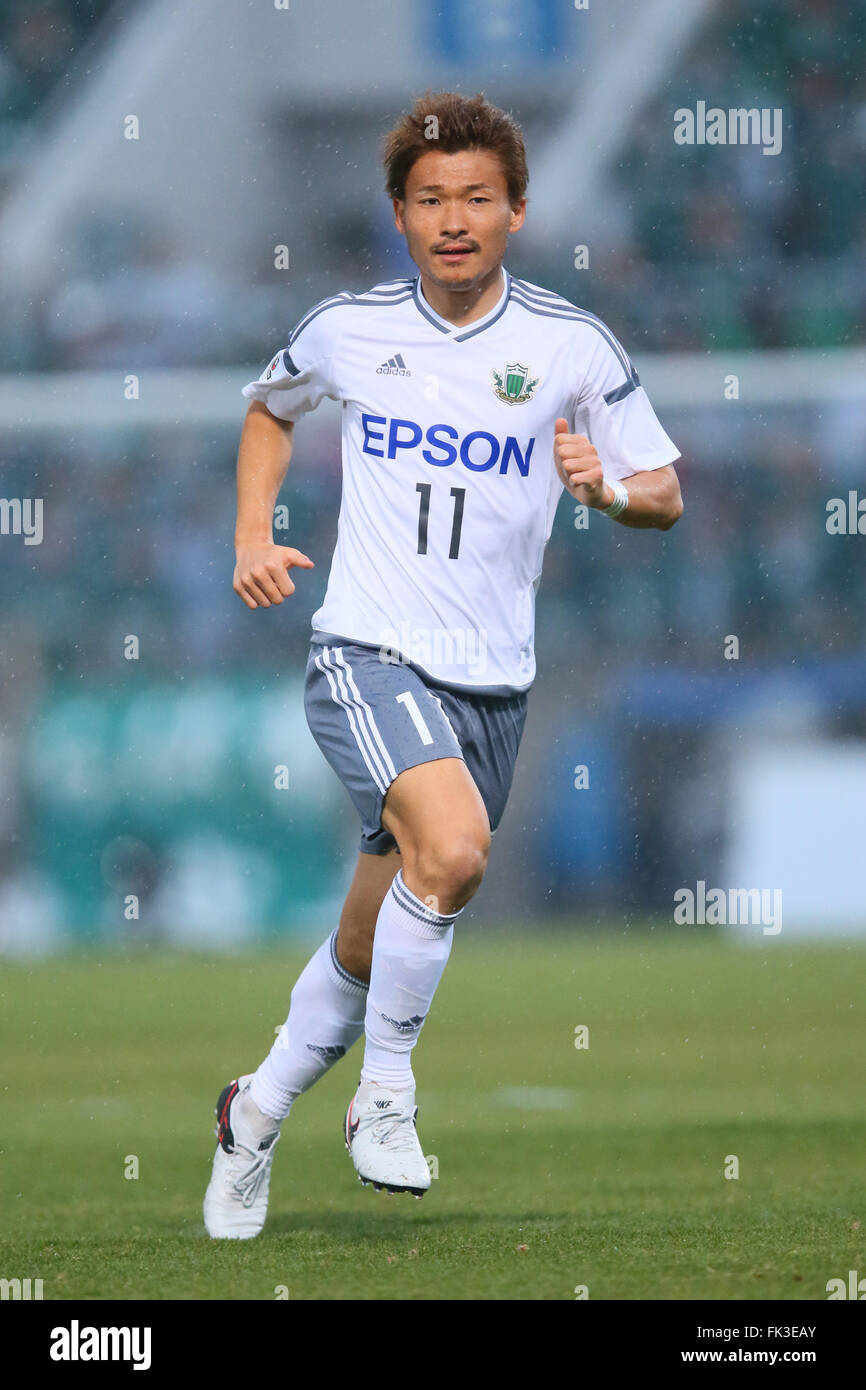 NHK Spring Mitsuzawa Football Stadium, Kanagawa, Japan. 6th Mar, 2016. Kohei Kiyama (Yamaga ...
