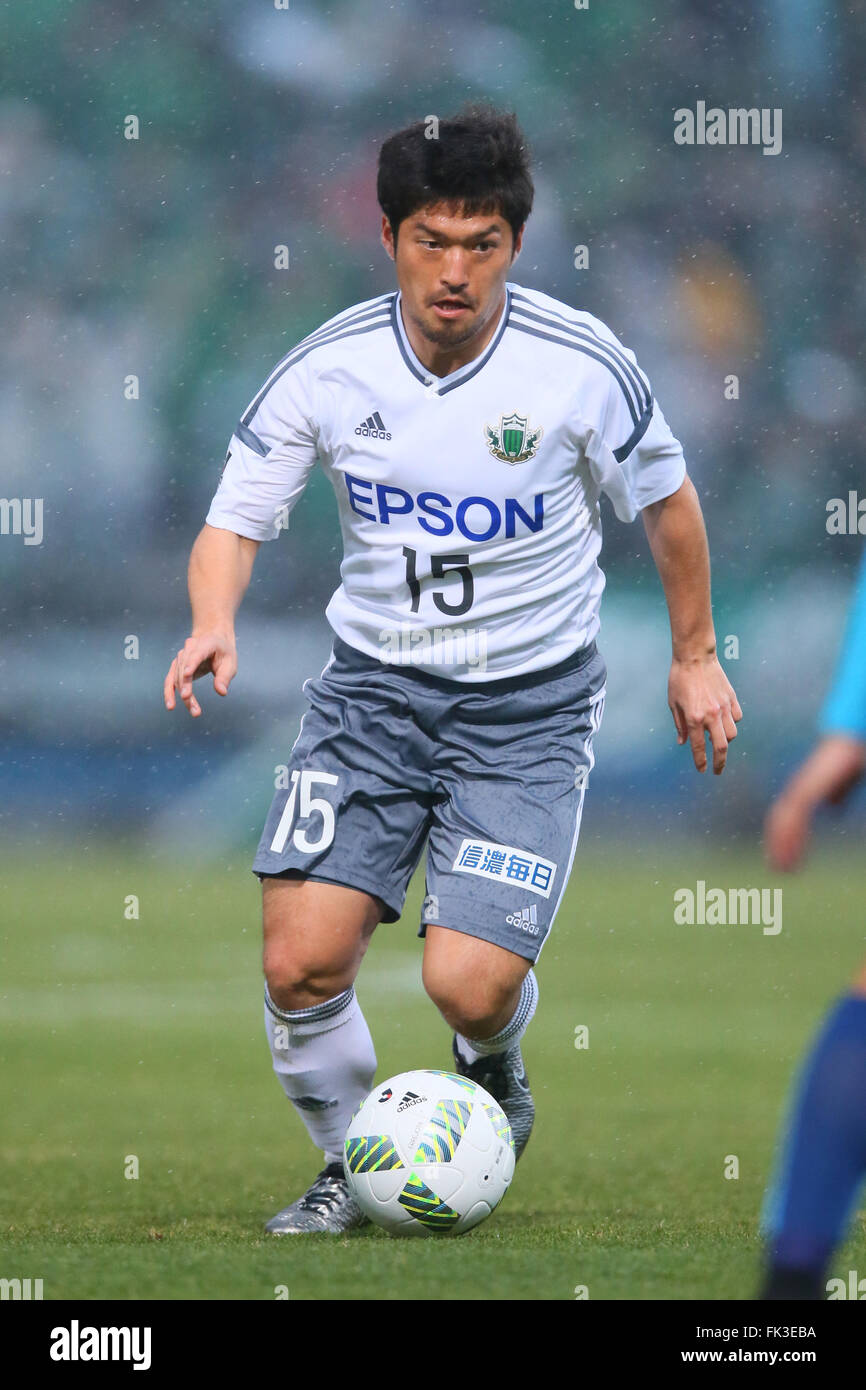 NHK Spring Mitsuzawa Football Stadium, Kanagawa, Japan. 6th Mar, 2016. Masaki Miyasaka (Yamaga ...