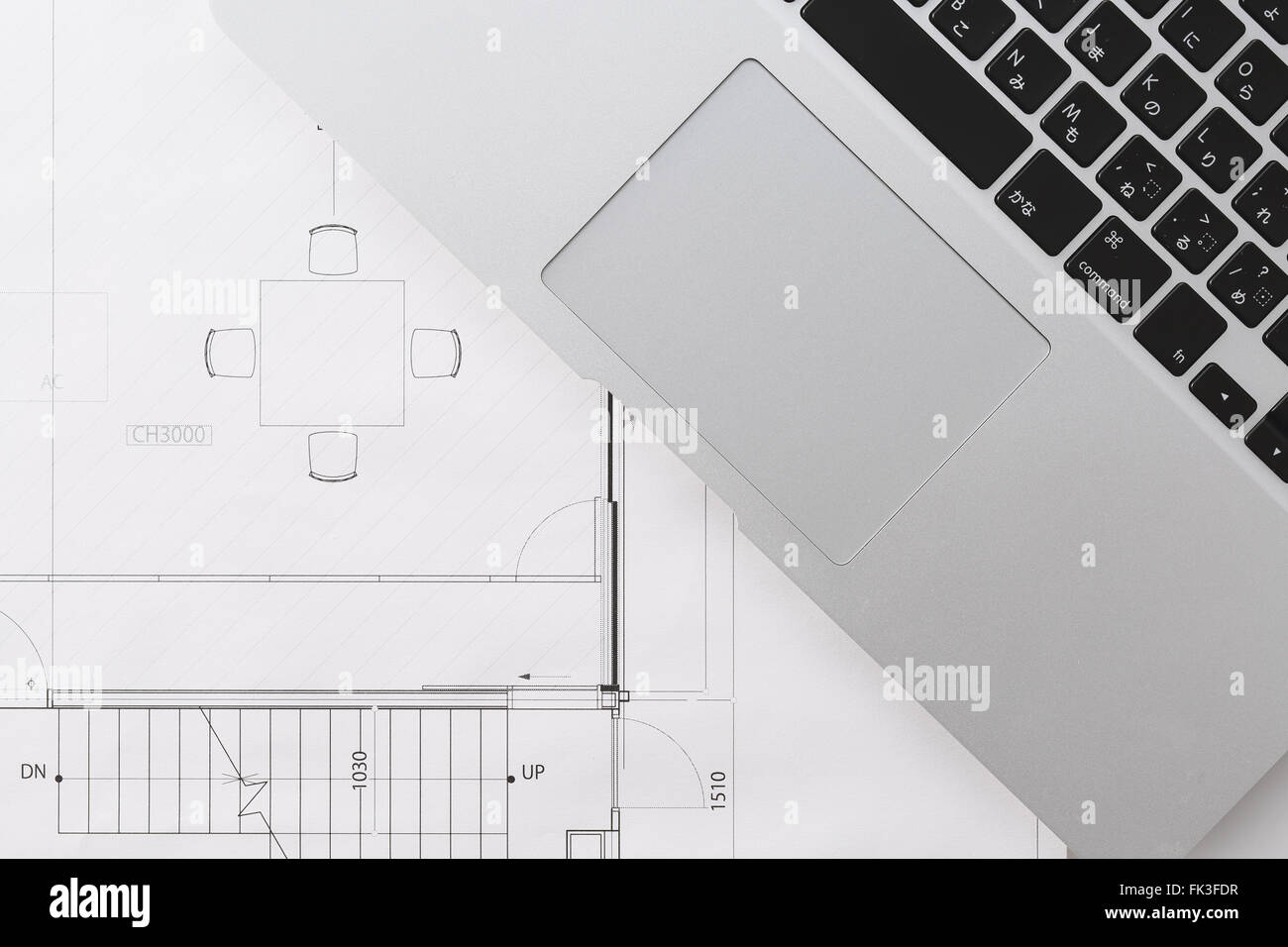 Planimetries in an architect studio Stock Photo - Alamy