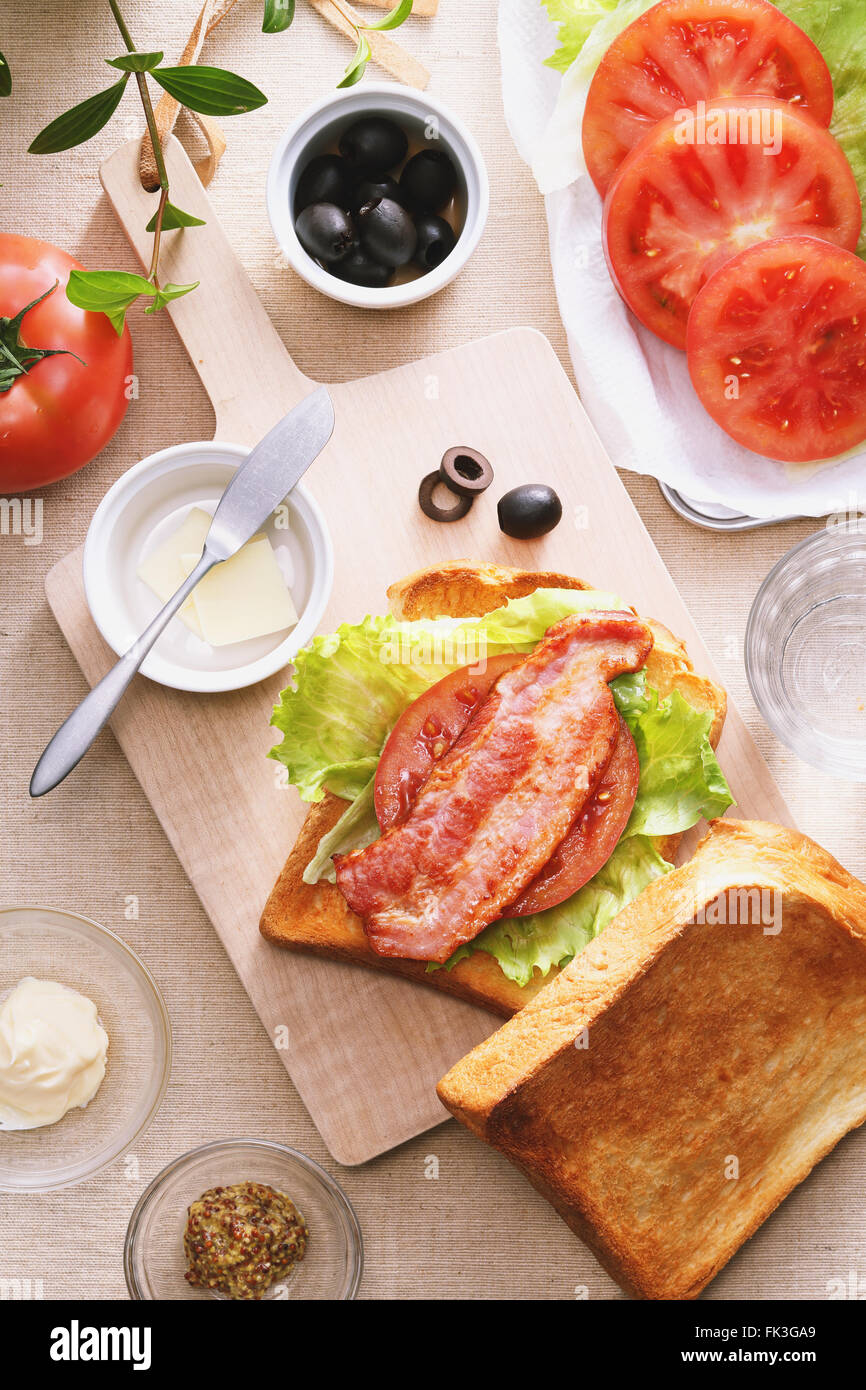 Above shot breakfast bread hi-res stock photography and images - Alamy