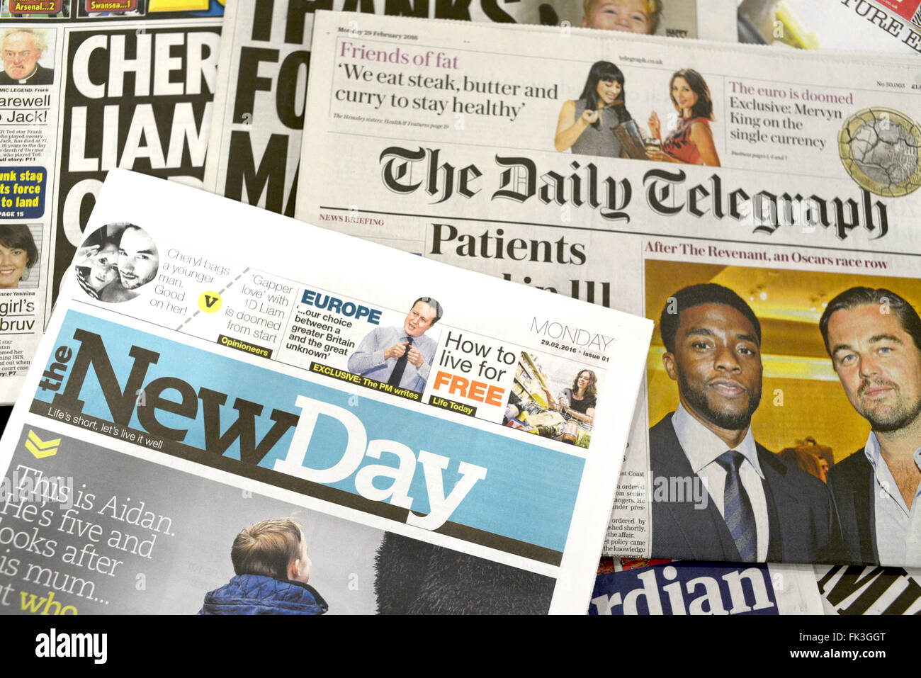 British national newspapers. Picture: Scott Bairstow/Alamy Stock Photo ...