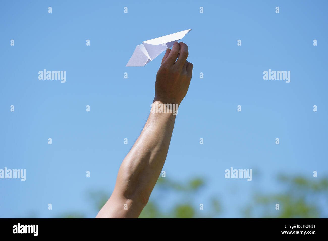 Flying Paper Plane Stock Photo Alamy flying-paper-plane-stock-photo-alamy