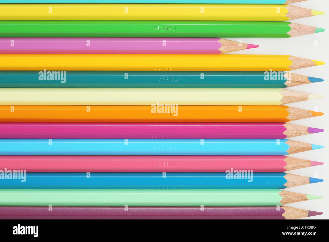 Side view colored pencils hi-res stock photography and images - Alamy