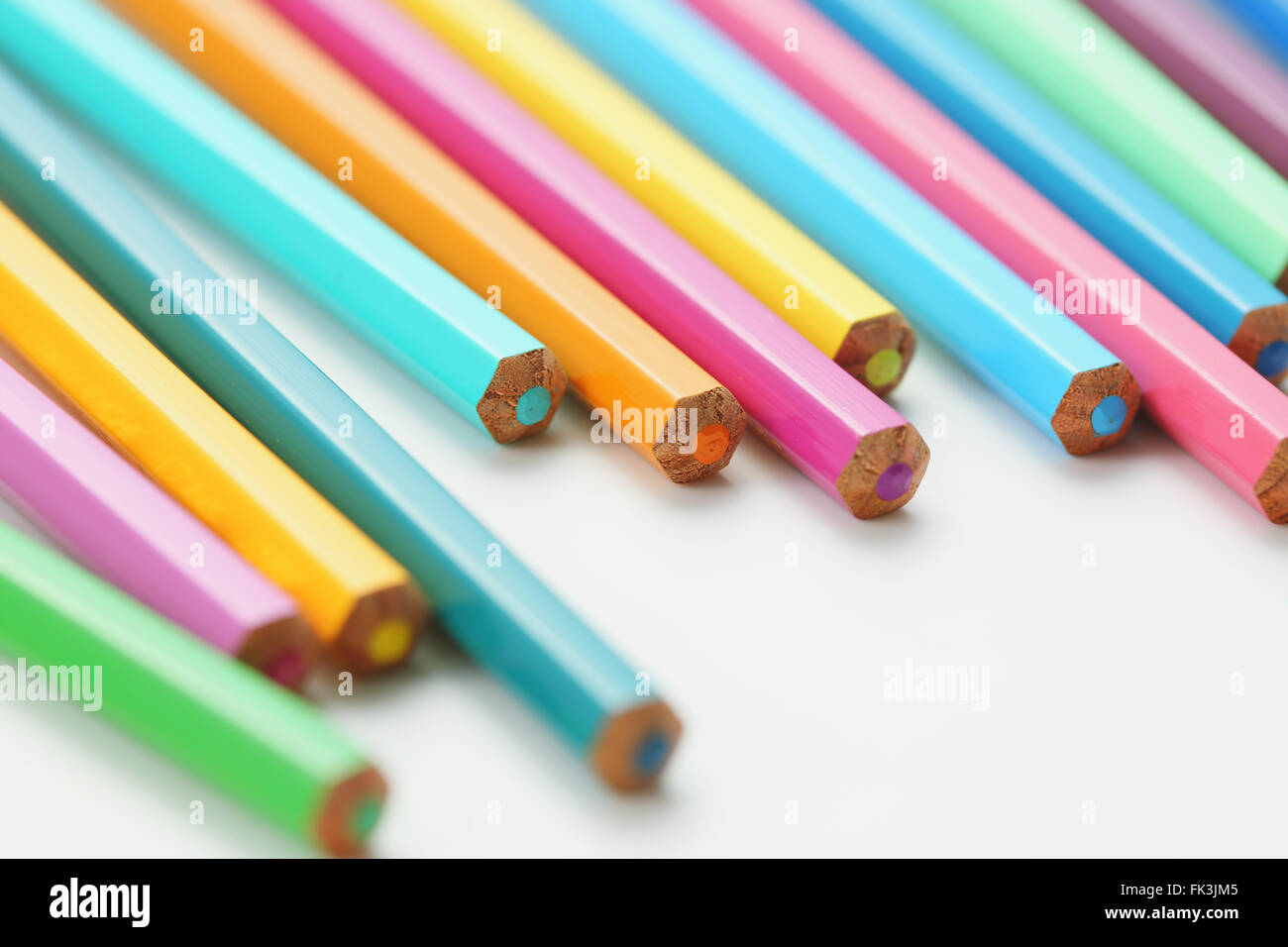 Set of coloured pencils hi-res stock photography and images - Alamy