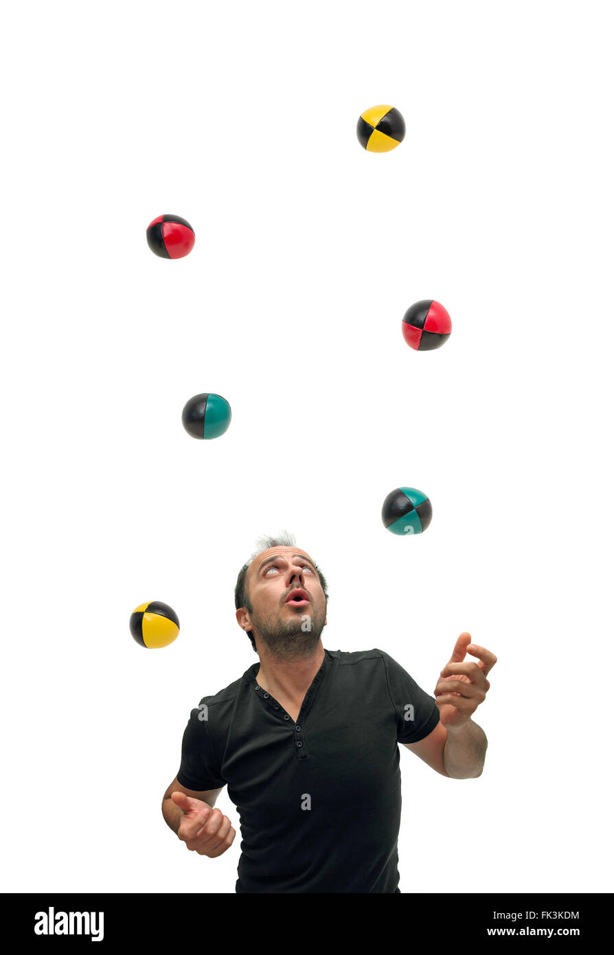 Juggler man hi-res stock photography and images - Alamy