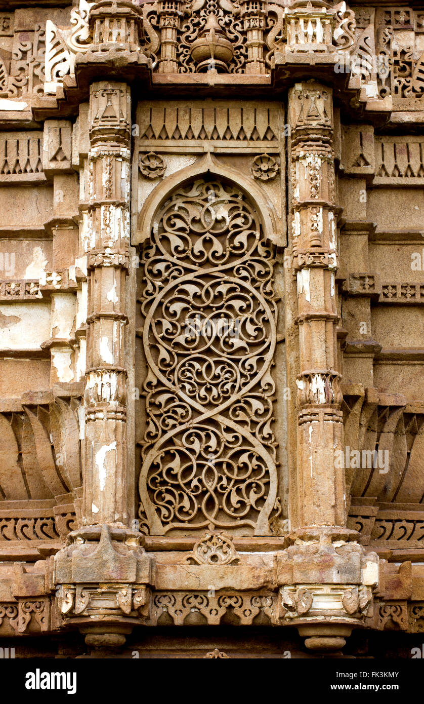 Ancient royal design window of an Indian Fort Stock Photo - Alamy