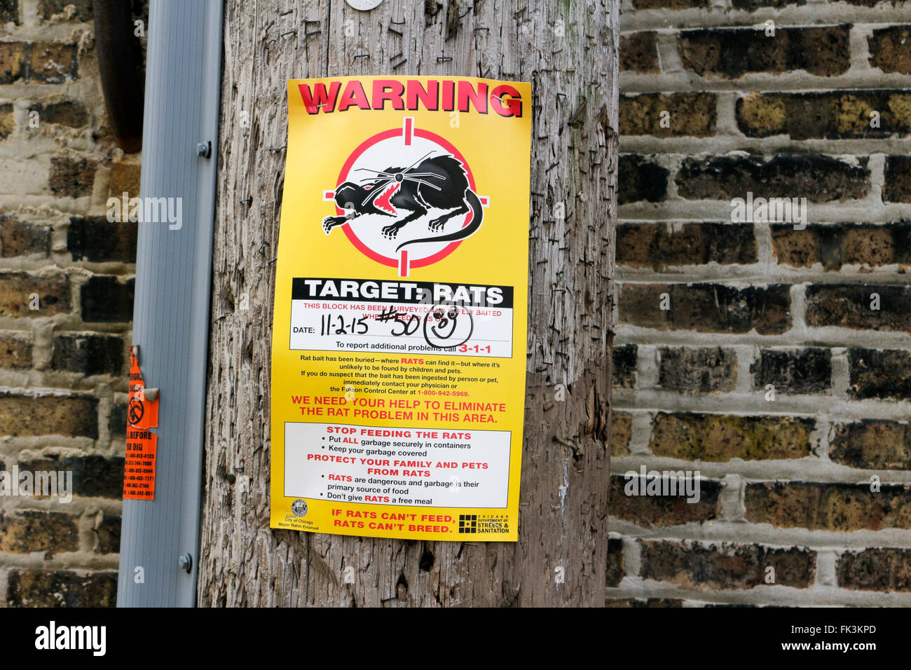 Rat Danger Zone Sign