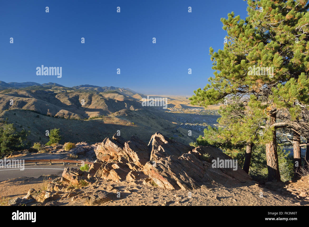 Downtown town dusk city tourism hi-res stock photography and images - Alamy