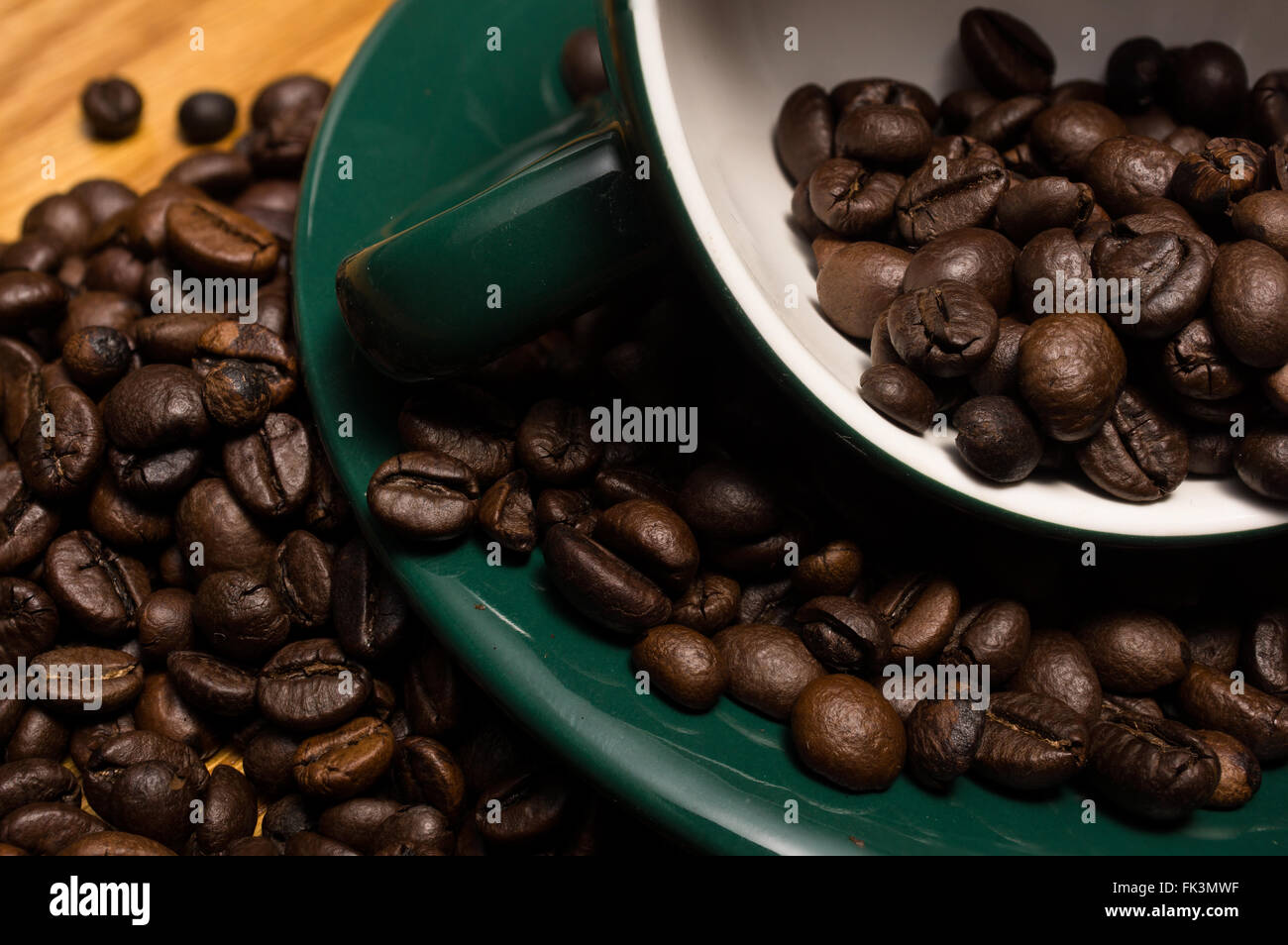 Coffe beans and cup. High resolution image Stock Photo - Alamy