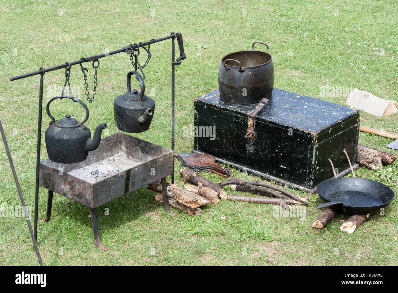 Napoleonic wars re-enactment. Napoleonic 18th century army field ...