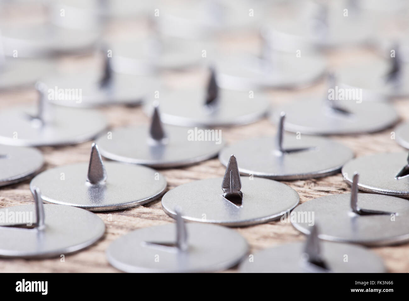 abstract image of metal sharp pushpin, selective focus Stock Photo - Alamy