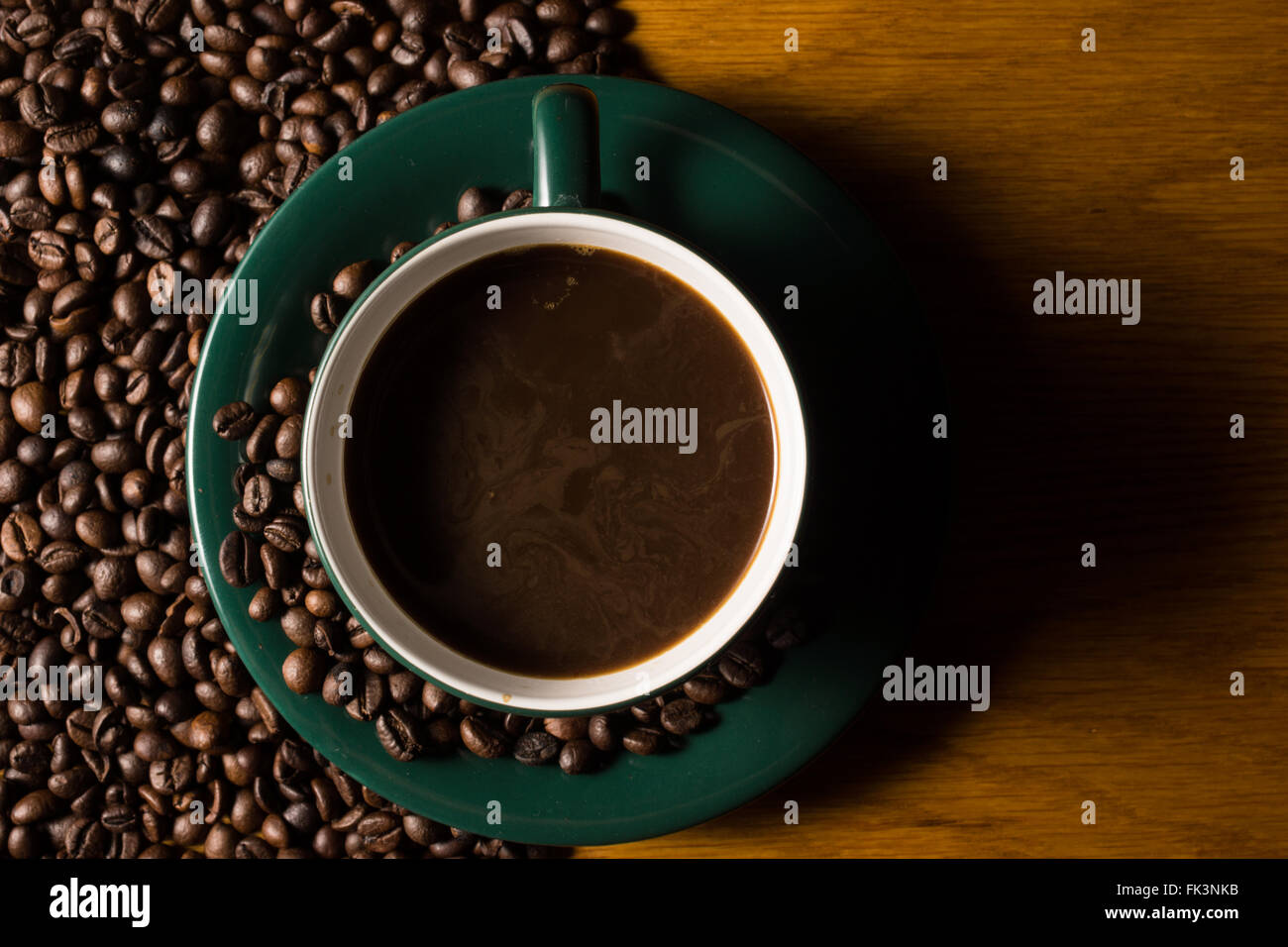Coffe beans and cup. High resolution image Stock Photo - Alamy