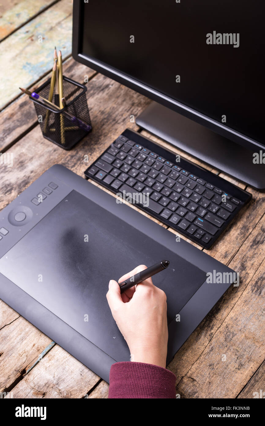 Modern workplace graphic hi-res stock photography and images - Alamy