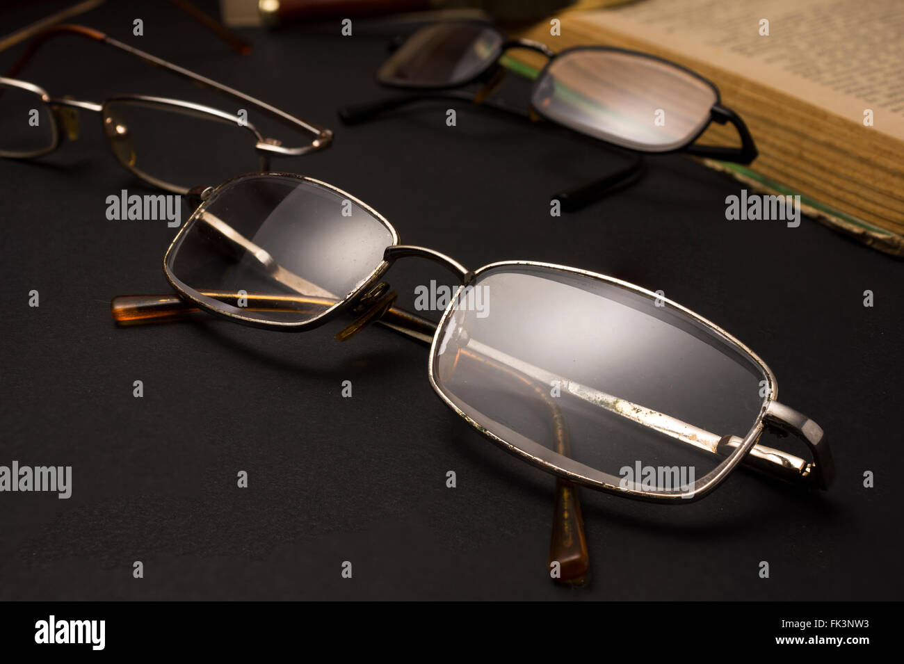 Book magnifying glass concept education hi-res stock photography and ...