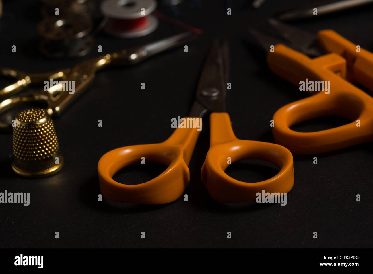 Clothing and fashion industry tools of creation. High resolution image ...