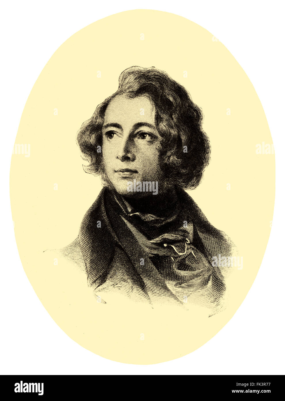 Charles Dickens, Aged 27 Years Old, engraved by R. Graves, A.R.A., from ...