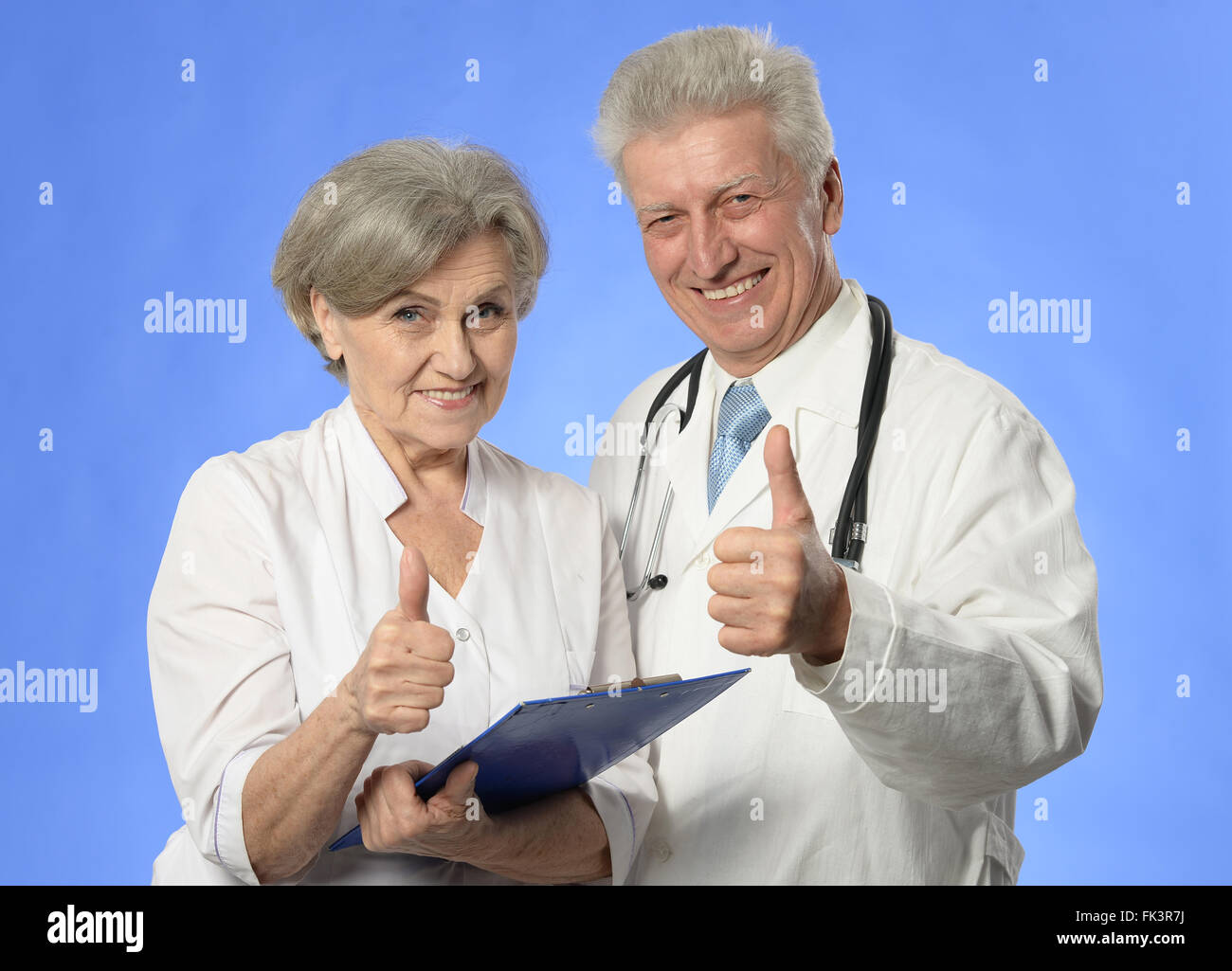 Portrait of two senior Stock Photo - Alamy