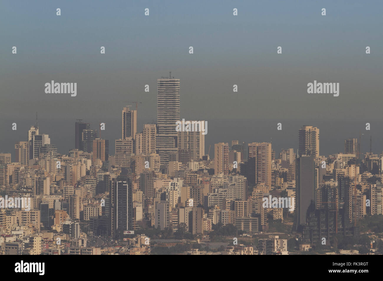 Beirut air pollution hi-res stock photography and images - Alamy