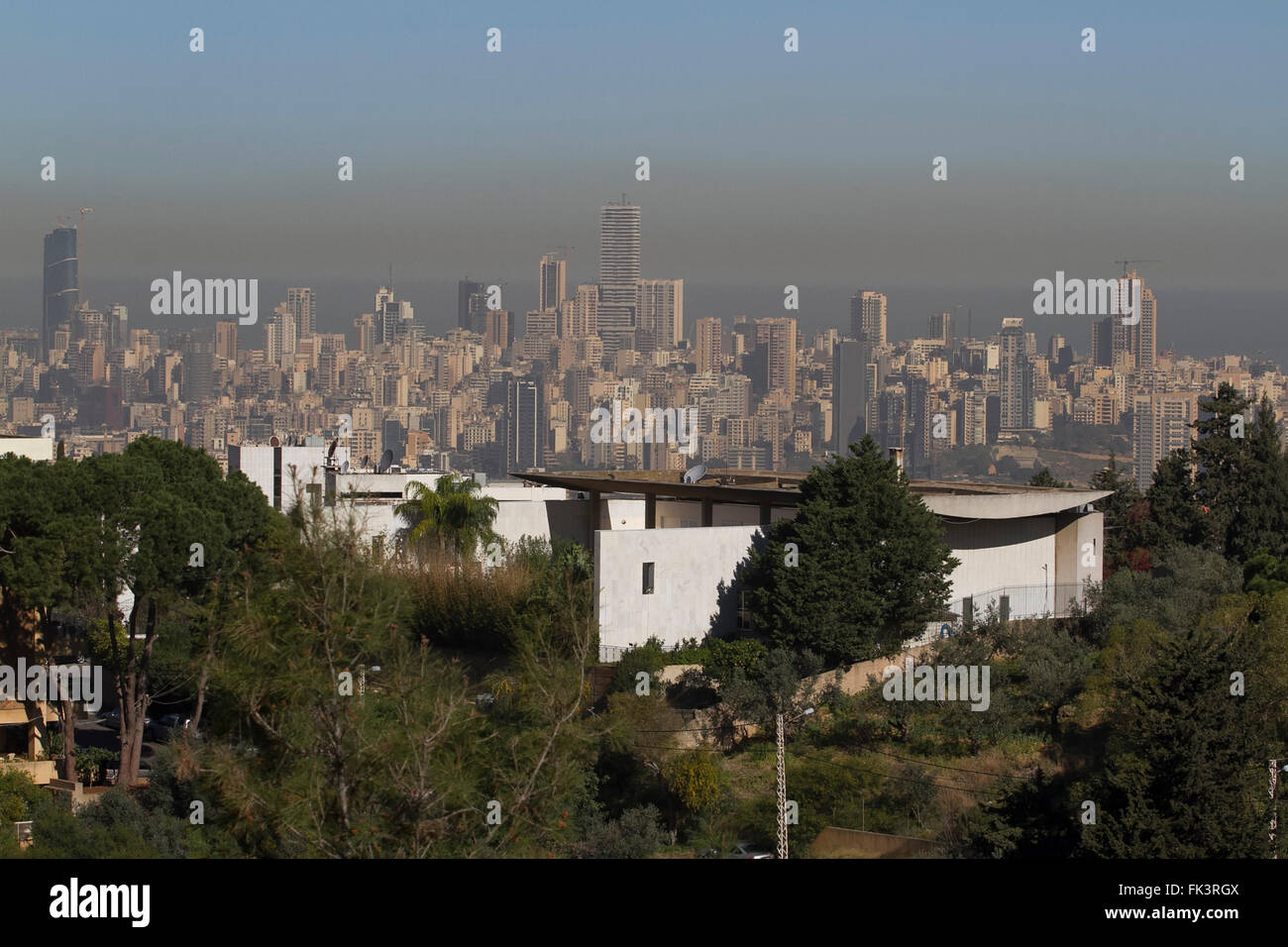 Beirut air pollution hi-res stock photography and images - Alamy