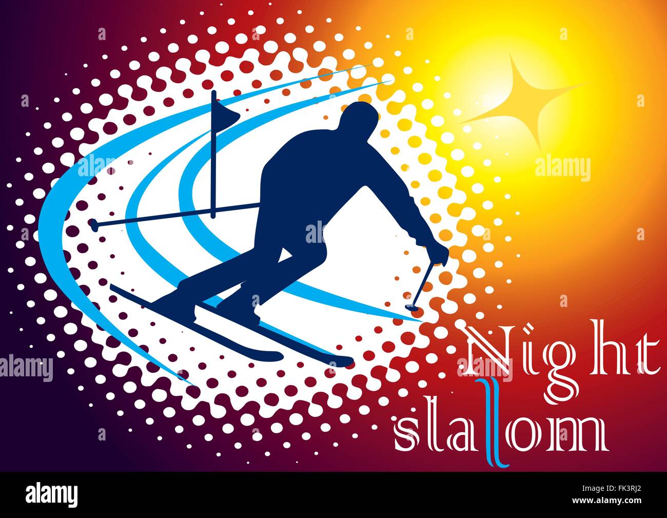 Agility slalom Stock Vector Images - Alamy