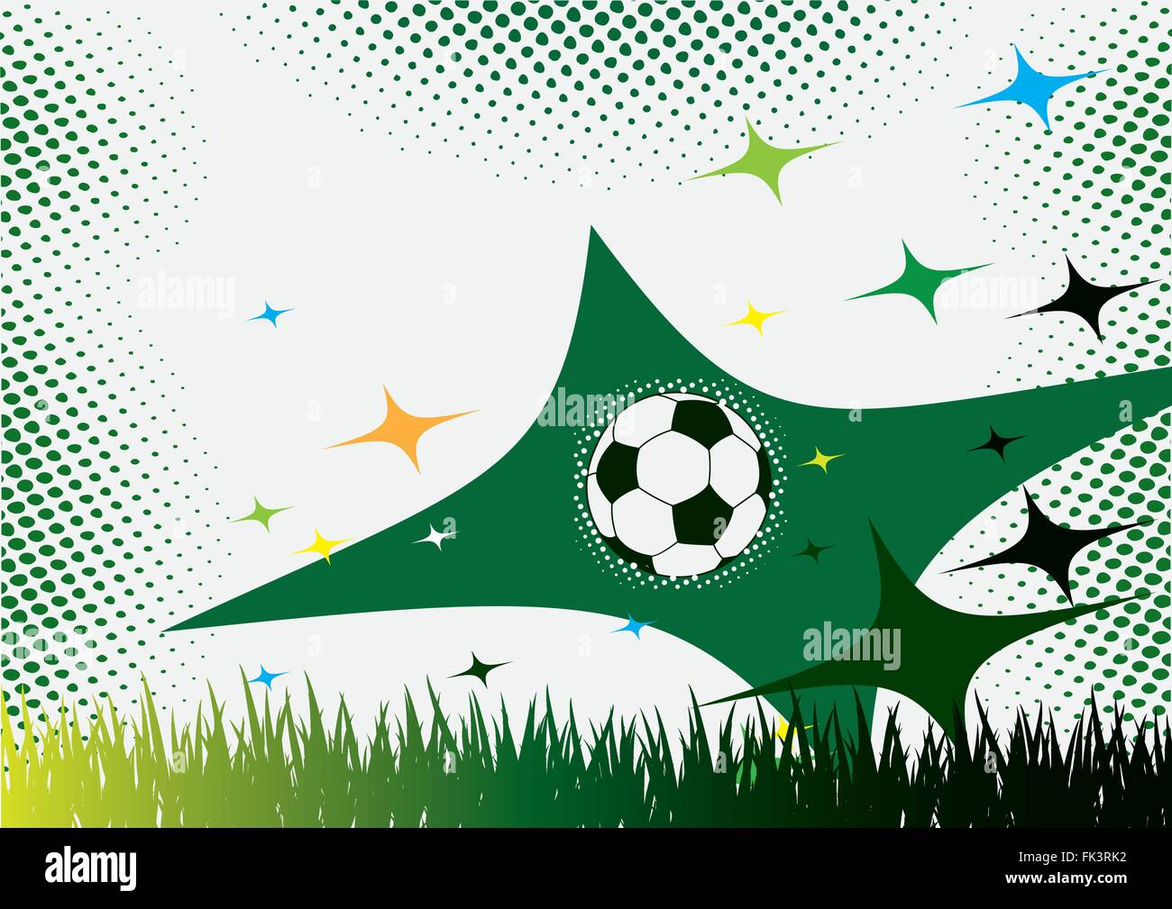 Football fans wave Stock Vector Images - Alamy