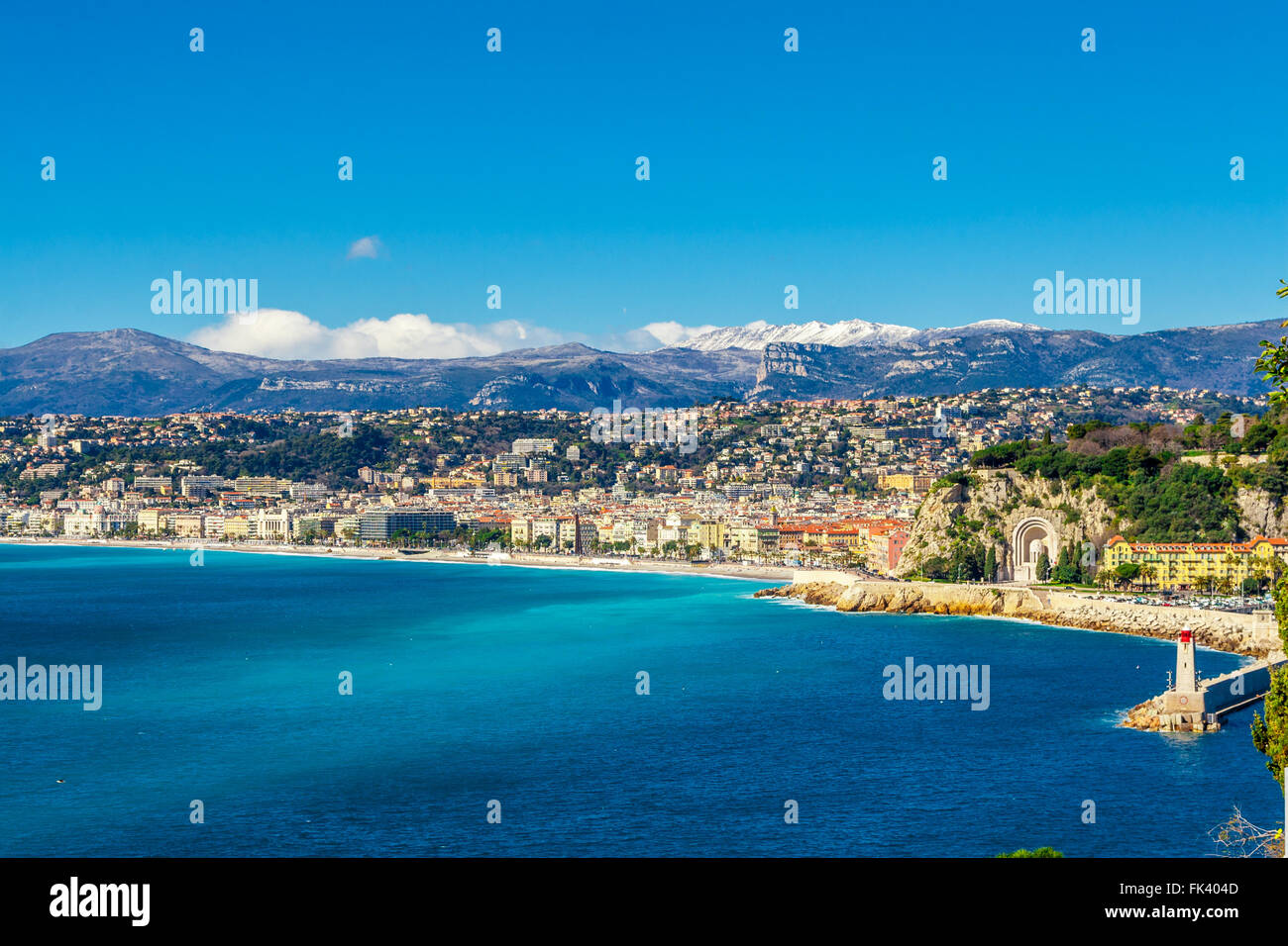 Panoramic view nice coastline hi-res stock photography and images - Alamy