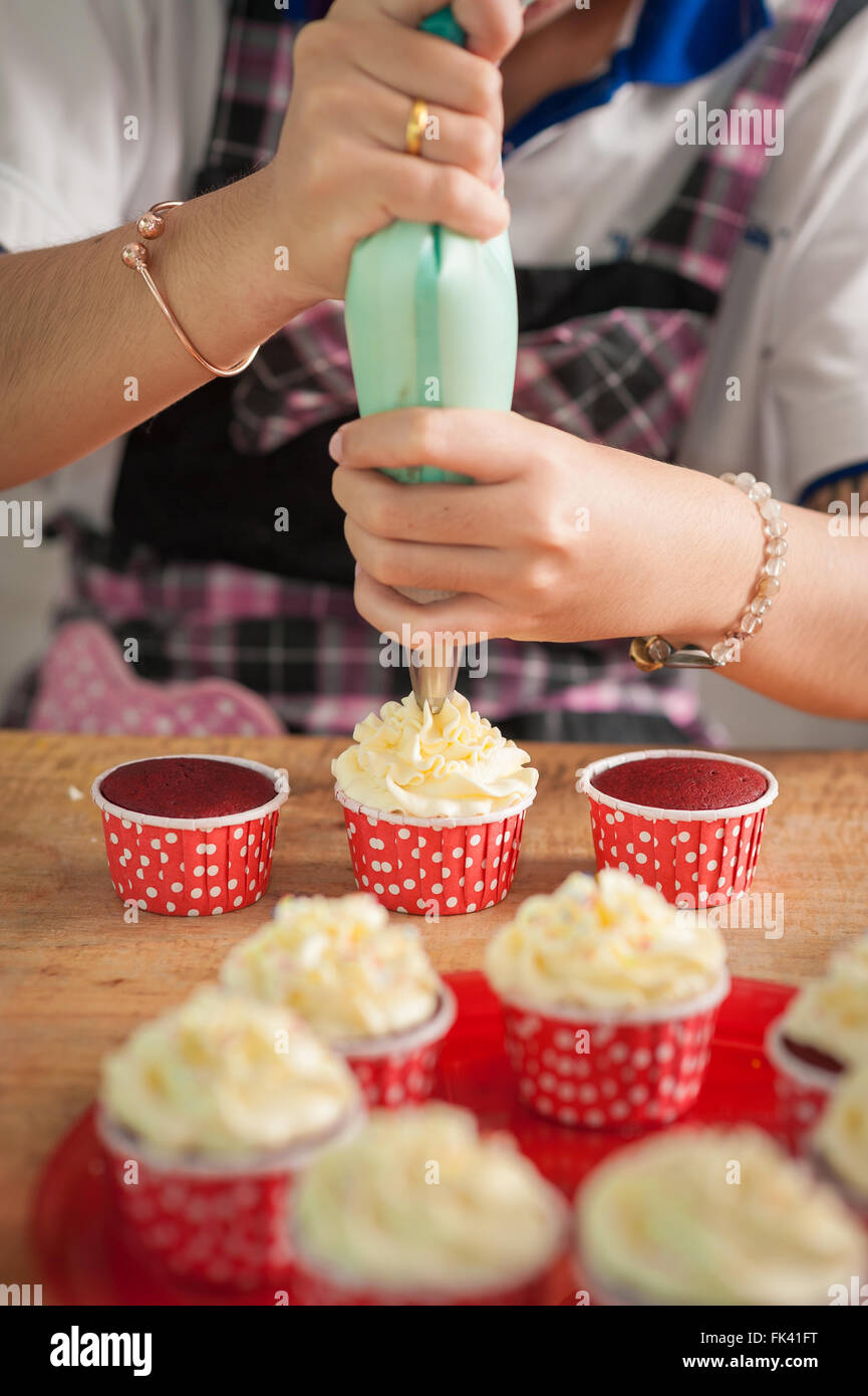 Velvet piping hi-res stock photography and images - Alamy