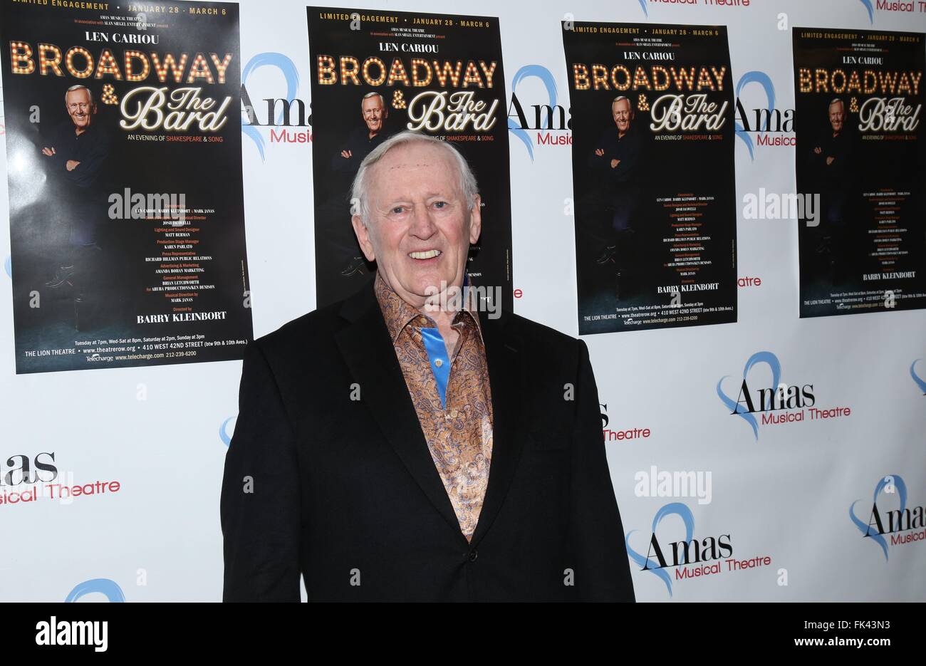 Opening night party for AMAS Musical Theatre's Broadway and the Bard at ...